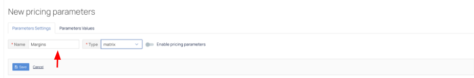 Pricing Parameters sheet – Quicklizard