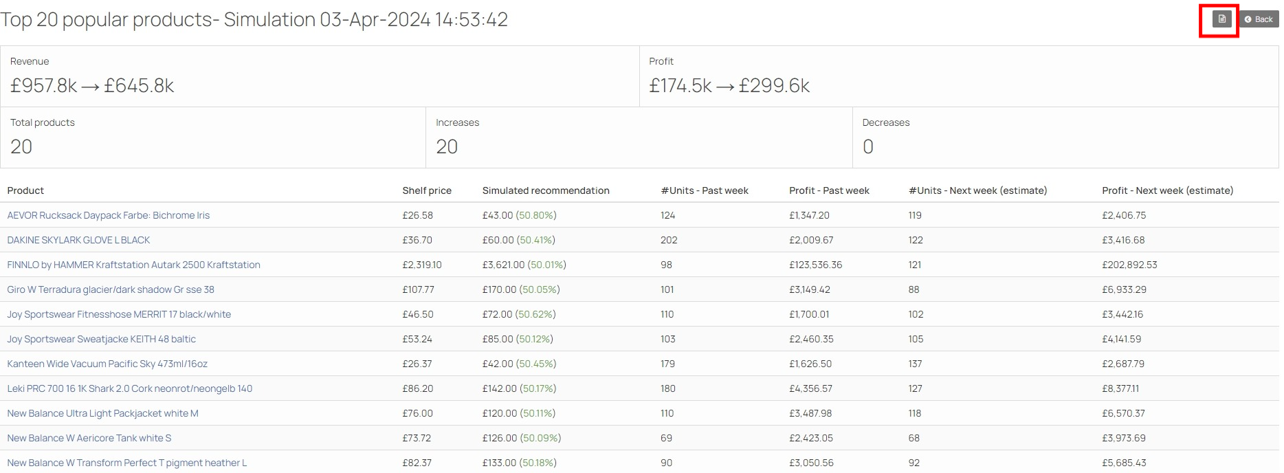 Simulations – Quicklizard