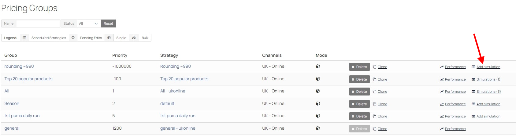 Simulations – Quicklizard