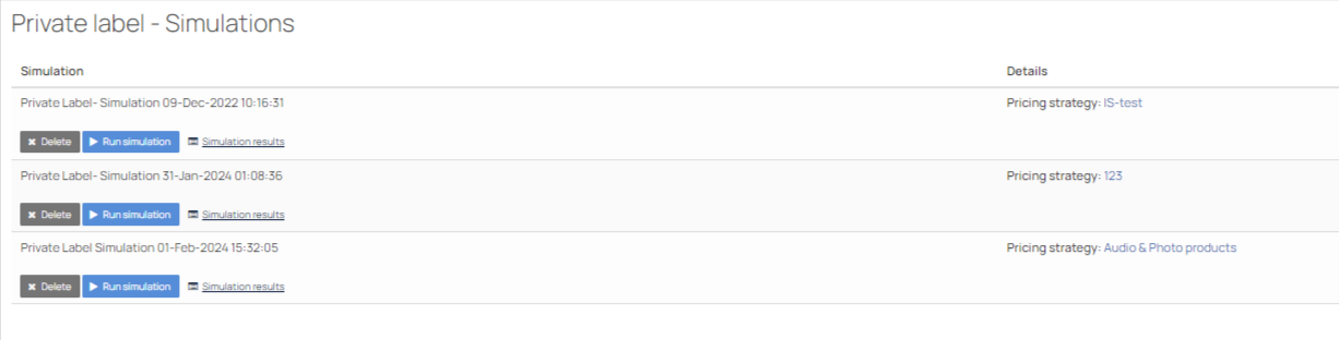 Simulations – Quicklizard